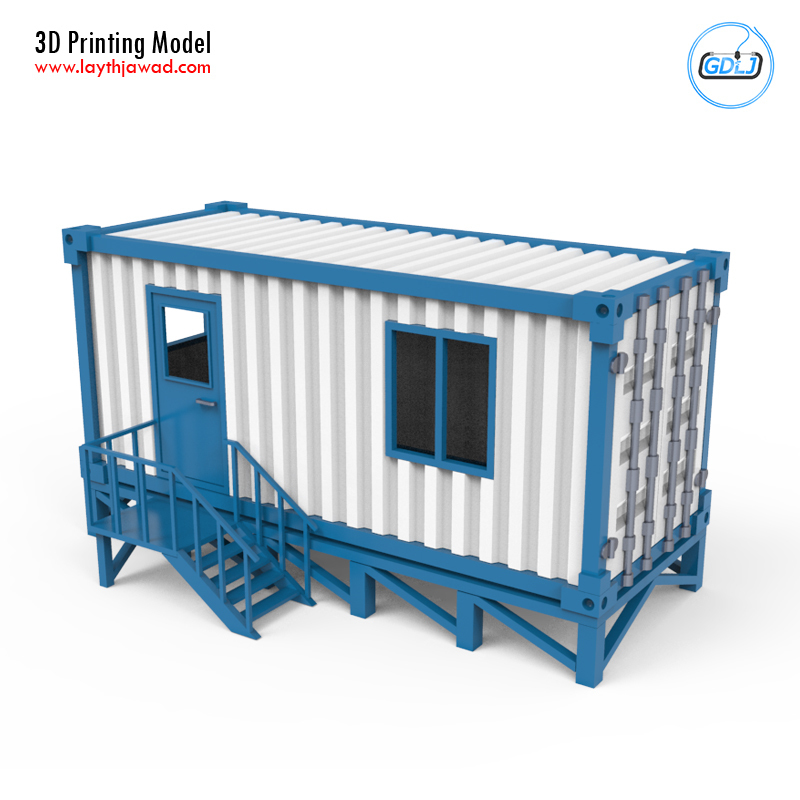 3D file Portable Office Container・3D printer design to download・Cults