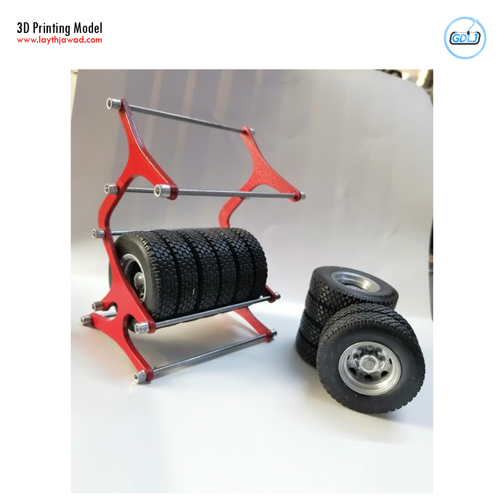 STL file Tyre Rack 🛞・3D printer design to download・Cults