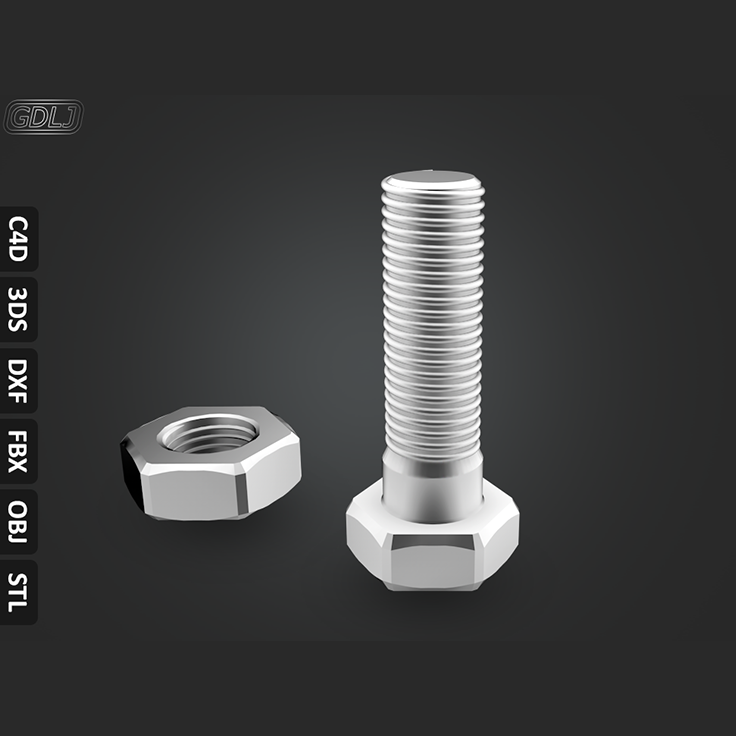 STL file 17 Bolts and Nuts 🔩・3D printing idea to download・Cults