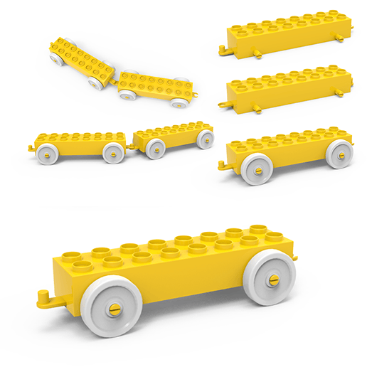 STL file LEGO CAR・Design to download and 3D print・Cults
