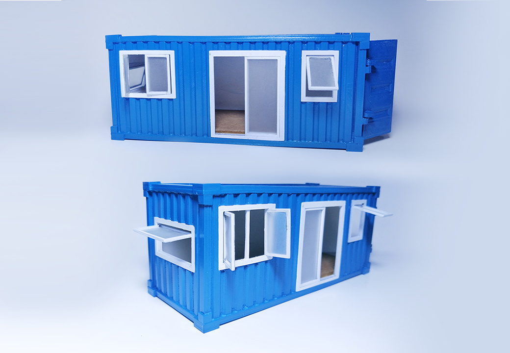 Archivo STL CASA DE CONTENEDORES 👽・Objeto imprimible en 3D para ...