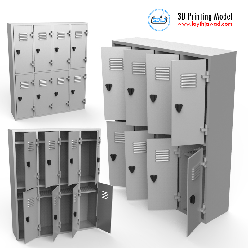 STL file Locker 📦・3D printer design to download・Cults