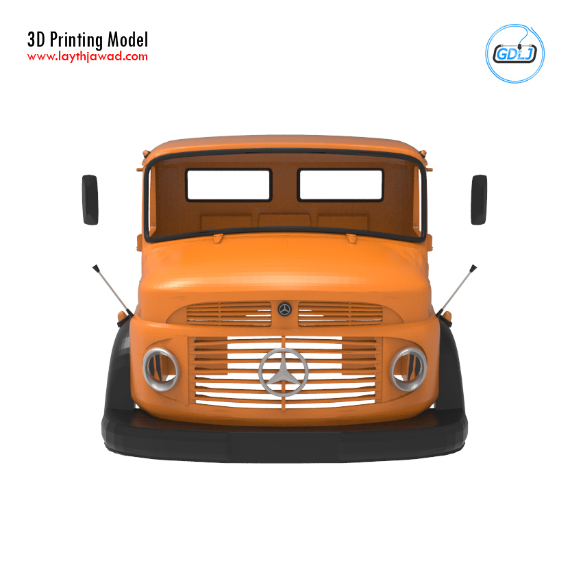 STL-Datei Mercedes-Benz Truck 1924-2624 Cabin - Full Professional Version 🚚・Modell zum ...