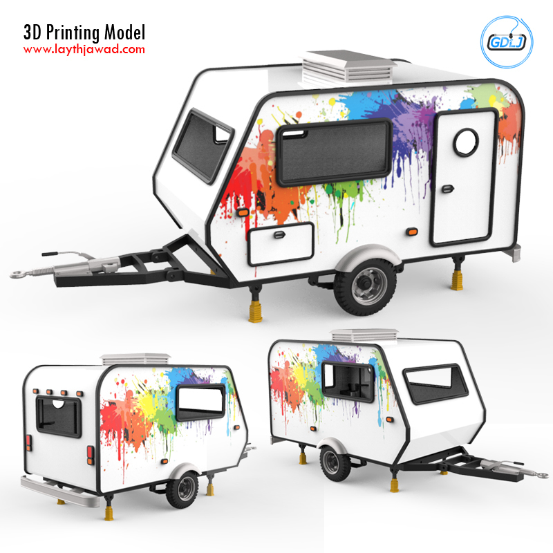 3D file Trailer Travel・3D printer design to download・Cults