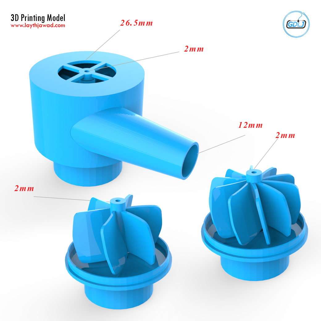 STL file Water Pump 🚰・3D printable model to download・Cults