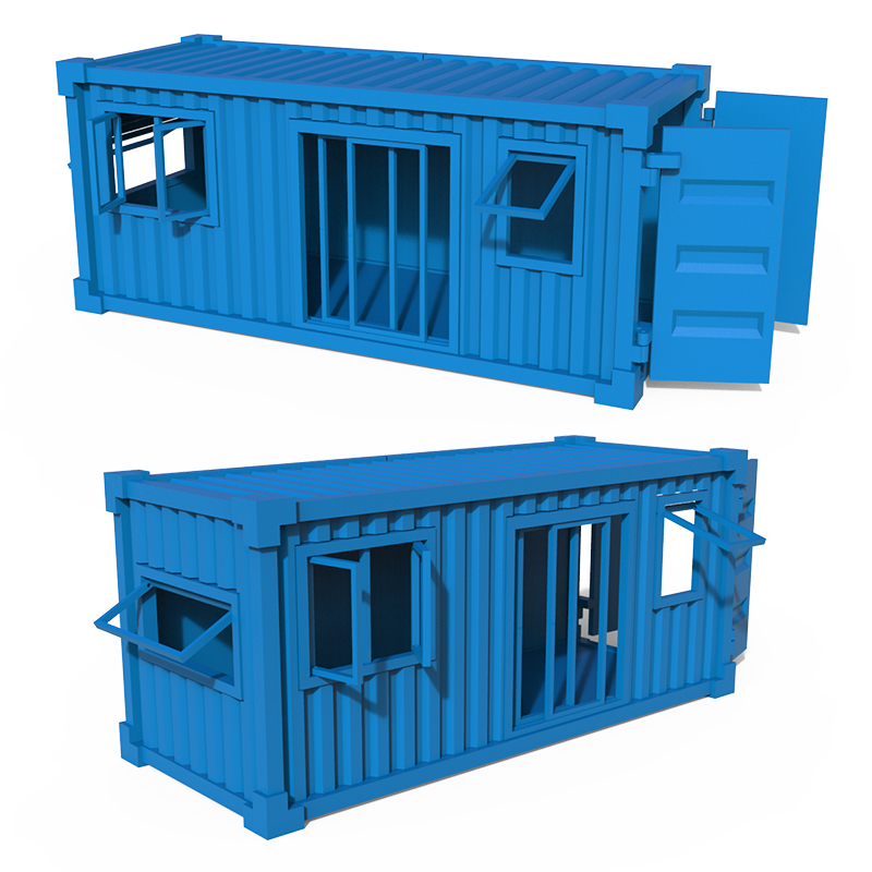 STL file Container House・3D printable design to download・Cults