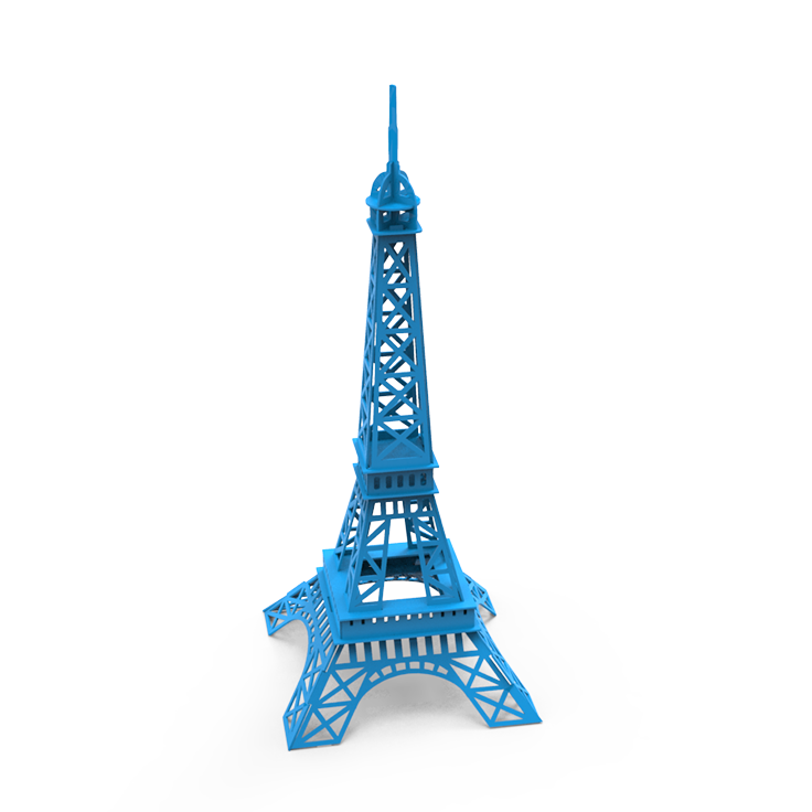 STL file Eiffel tower 3D Model・3D print model to download・Cults