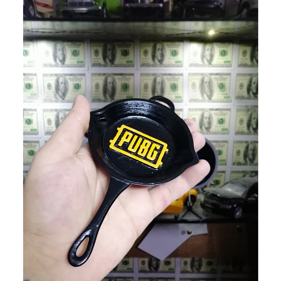 STL file PUBG Frying Pan Keychain 🗝️・3D print model to download・Cults