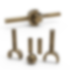 Download 3DS file 3D Kinetic Coupling • 3D printing design ・ Cults