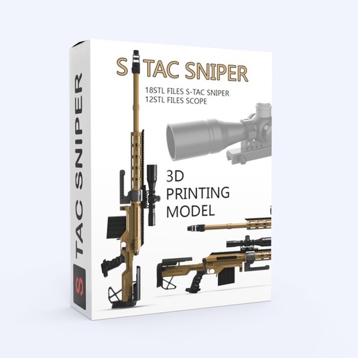 Download STL file S-TAC Sniper • 3D printer model ・ Cults