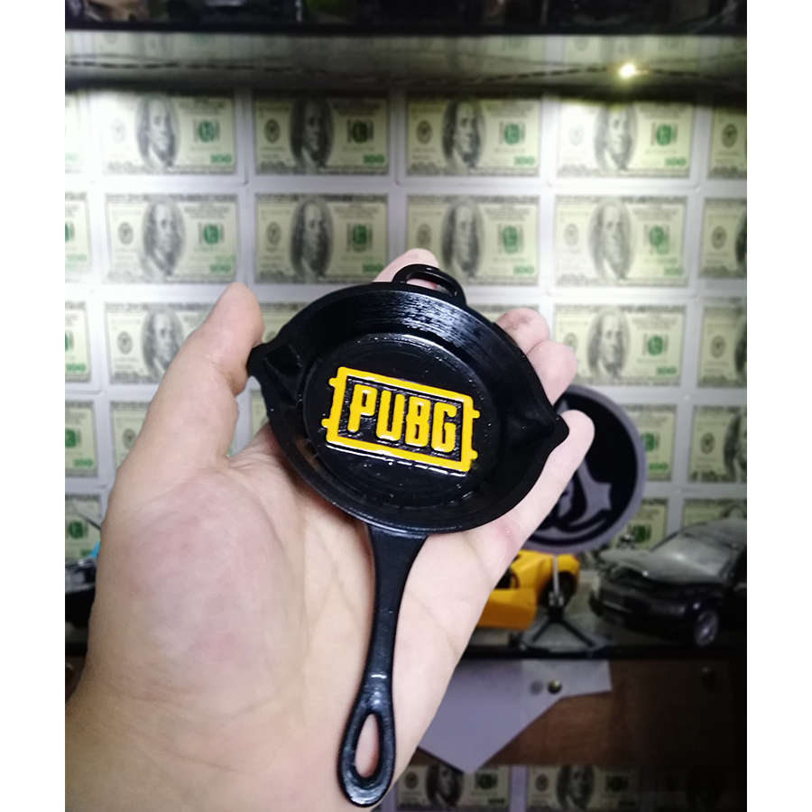STL file PUBG Frying Pan Keychain 🗝️・3D print model to download・Cults