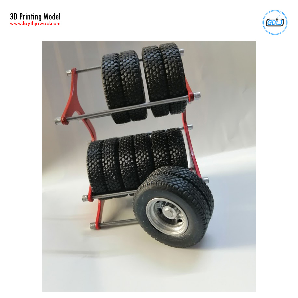 STL file Tyre Rack 🛞・3D printer design to download・Cults
