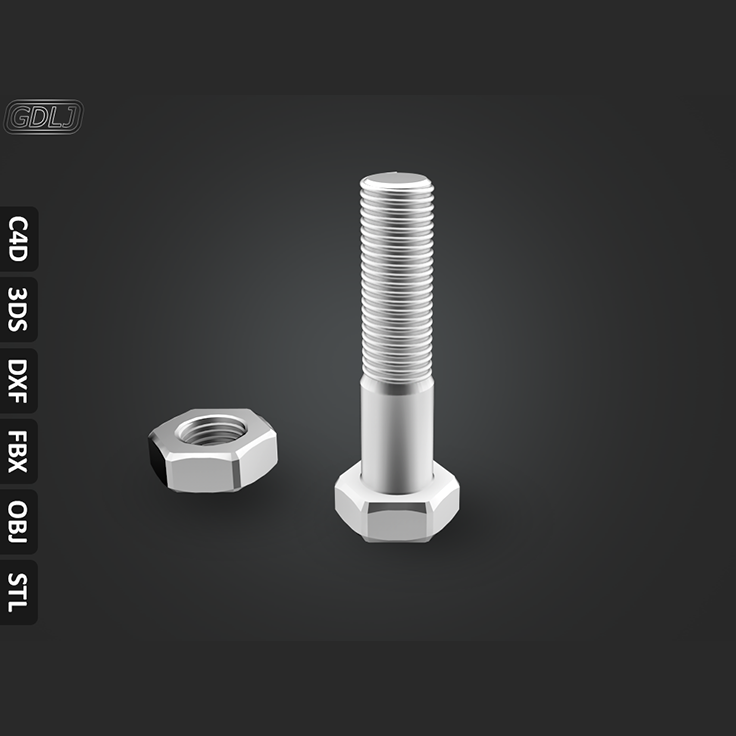 STL file 17 Bolts and Nuts 🔩・3D printing idea to download・Cults