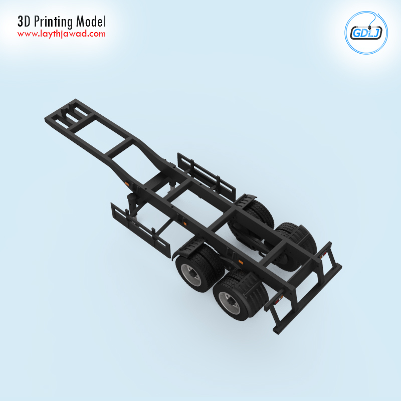 3D file Heavy Tipper Trailer 🚐・3D printing template to download・Cults