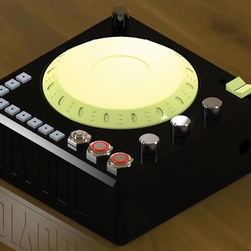 Download free 3D print files DIY 3D Printed Arduino-Controlled MIDI CDJ ・ Cults