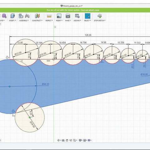 Download free 3D printer templates Radius Gauge - Part 1: Beginners ...