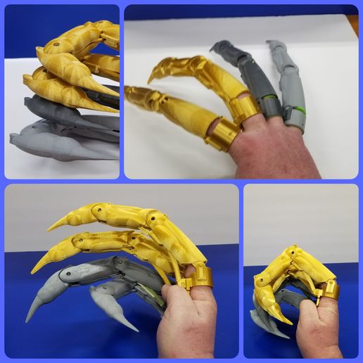 Download 3D print files Articulated Dragon Claws 2.0 UPDATE. ・ Cults