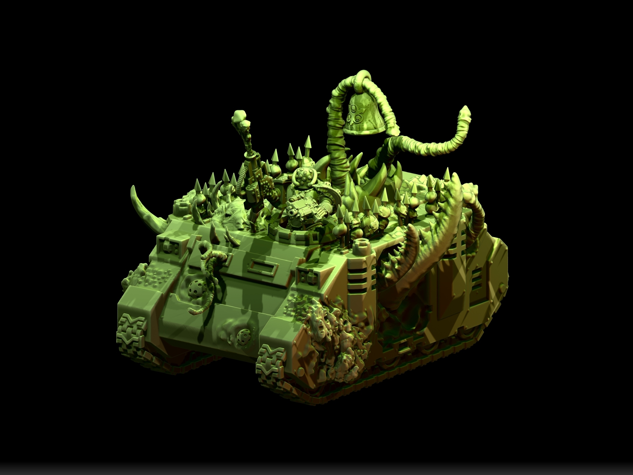 Free 3D file Tank with Flu 🪖・Design to download and 3D print・Cults