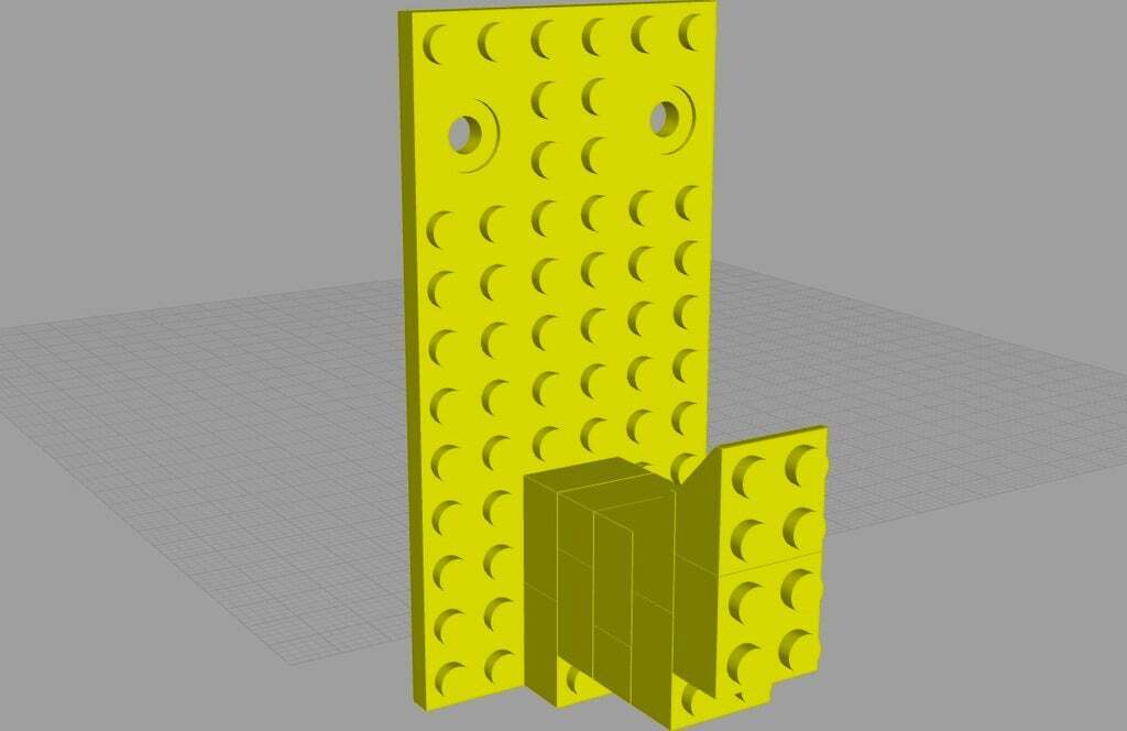 Free STL file Lego coat hook・3D printer model to download・Cults