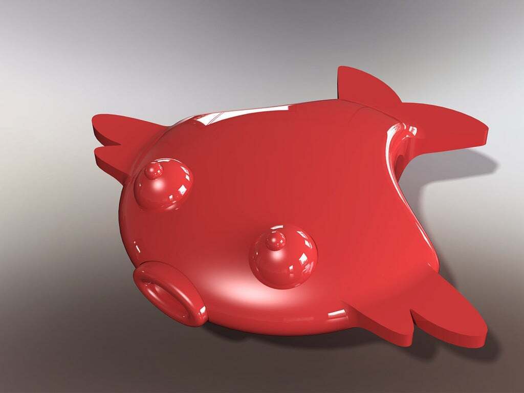 Free STL file Magnetic Flat Fish・3D printer design to download・Cults