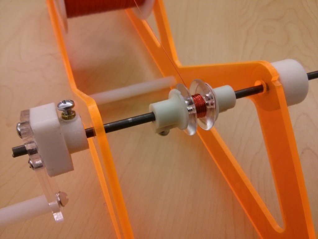 Download free STL file Magnet Wire Coil Winding Jig • 3D printing ...