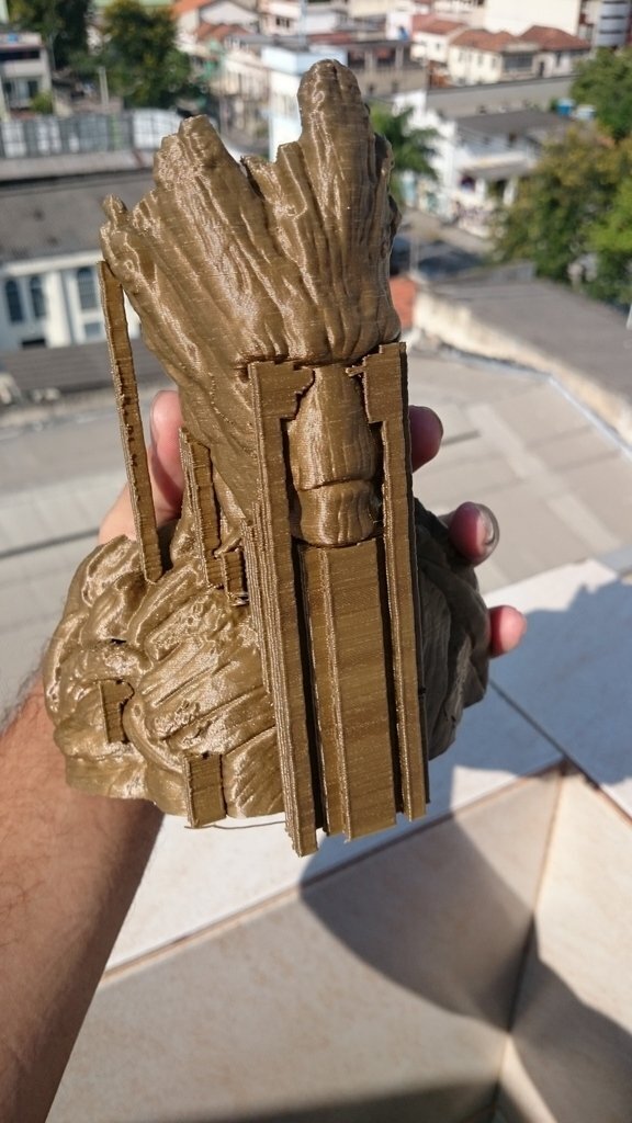 Free STL file Groot Pen Holder 🖊️・3D printing template to download・Cults