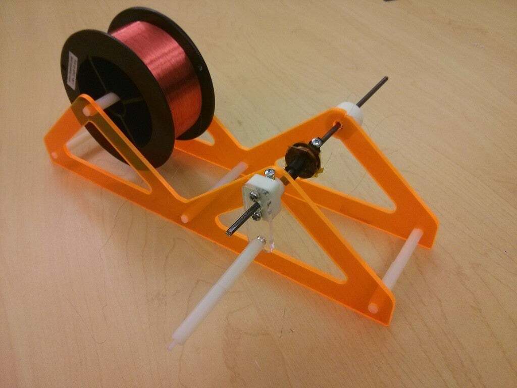 Download free STL file Magnet Wire Coil Winding Jig • 3D printing ...