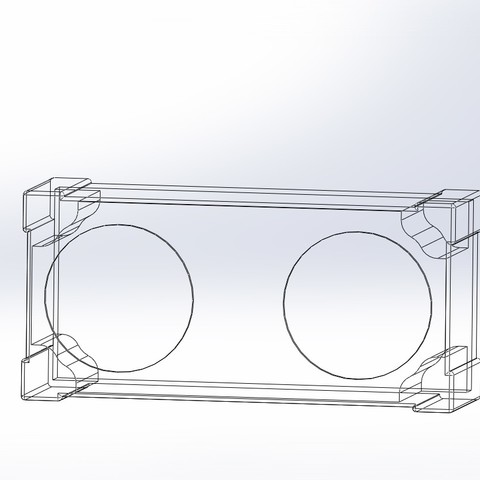Download free STL file sensor ultrasonic HC • 3D printer model ・ Cults