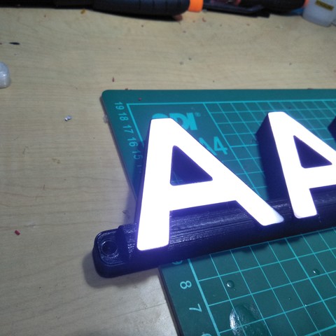 Download free STL Custom text house number ・ Cults