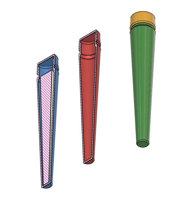 STL file Joint case Cigarette storage saving capsule container incl ...