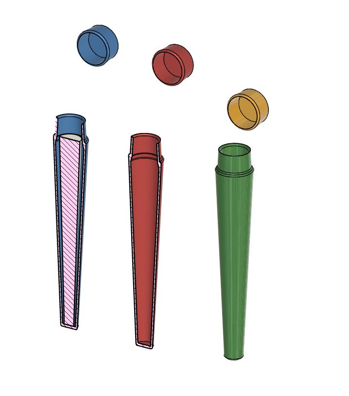 STL file Joint case Cigarette storage saving capsule container incl ...