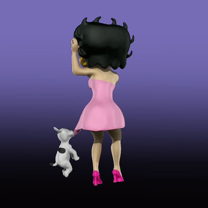 STL file BETTY BOOP PET・3D printing model to download・Cults