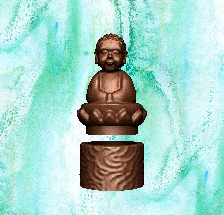Файл STL BUDDA BABY BOX・Модель для загрузки и 3D-печати・Cults