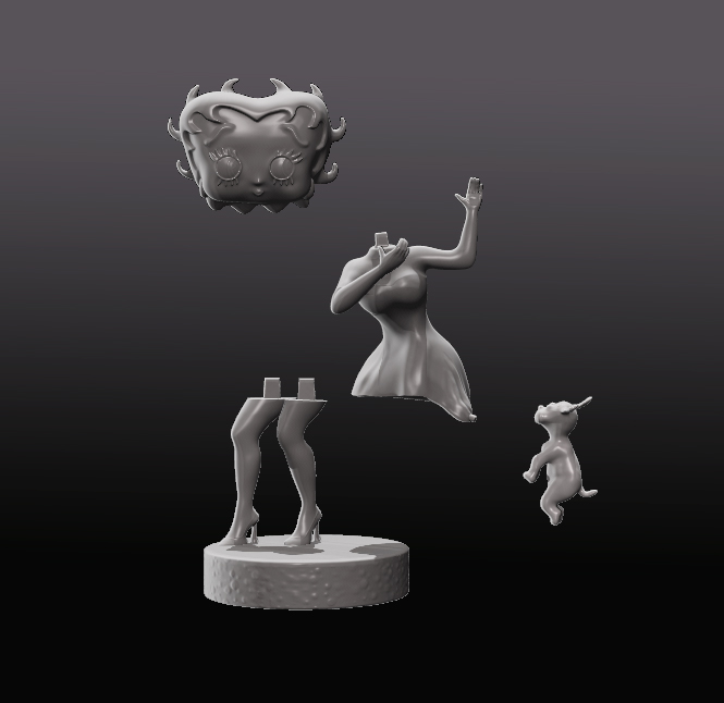 STL file BETTY BOOP PET・3D printing model to download・Cults