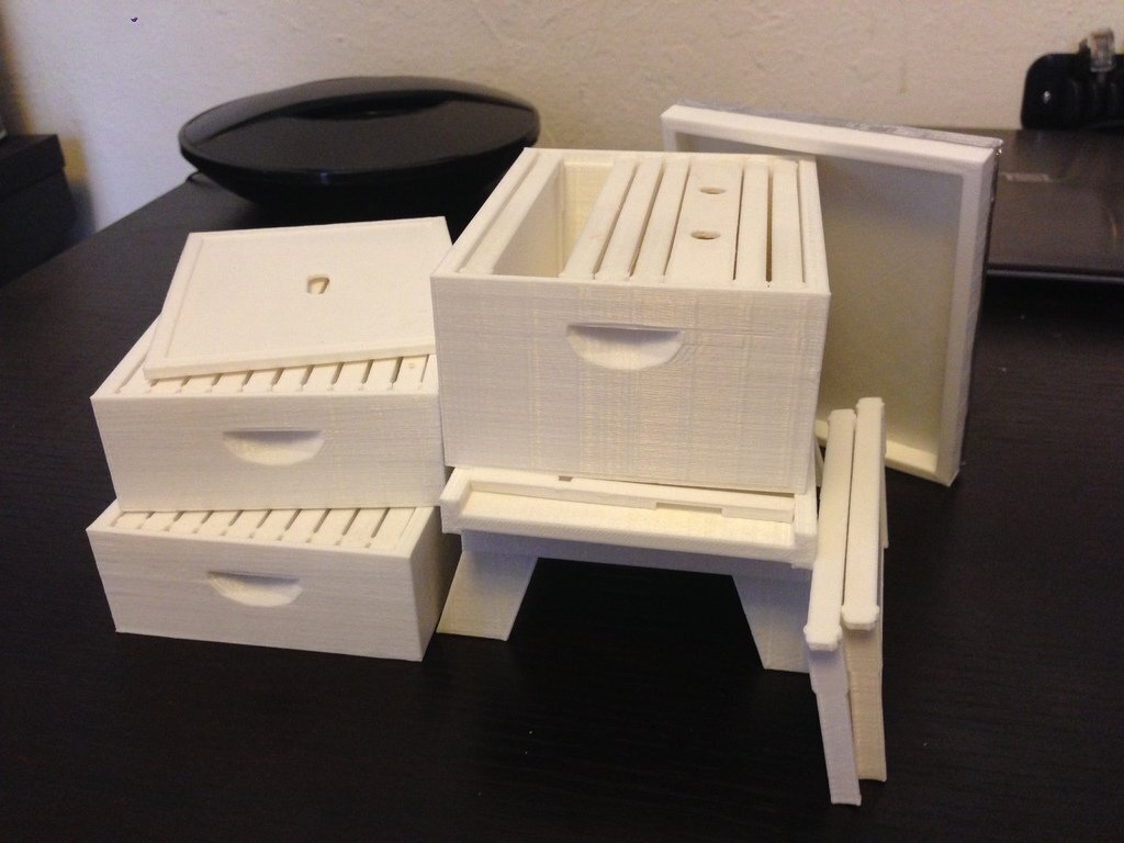 Free STL file The Ultimate Langstroth Beehive Model 🎨・3D printing idea ...