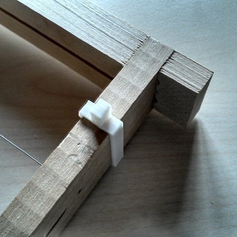 Download free 3D printer templates Bee / Beehive Frame Spacer ...