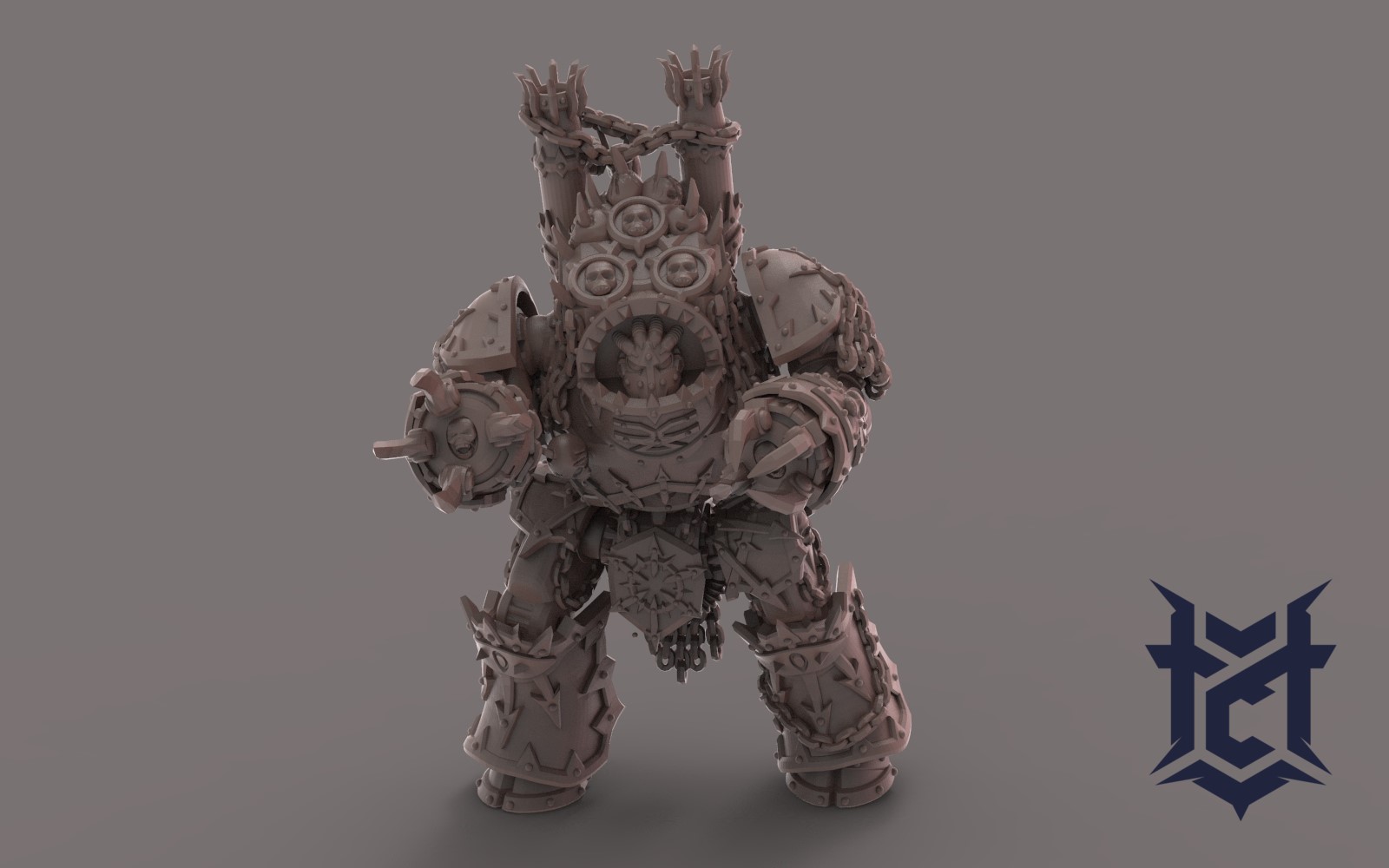 3D file Chaos war machine ⚔・3D printing model to download・Cults