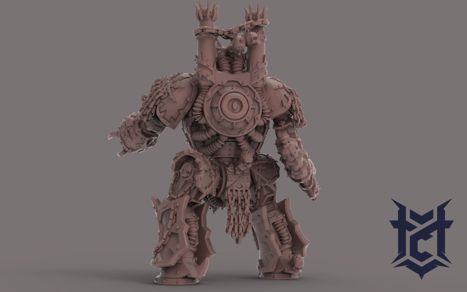 3D file Chaos war machine ⚔・3D printing model to download・Cults
