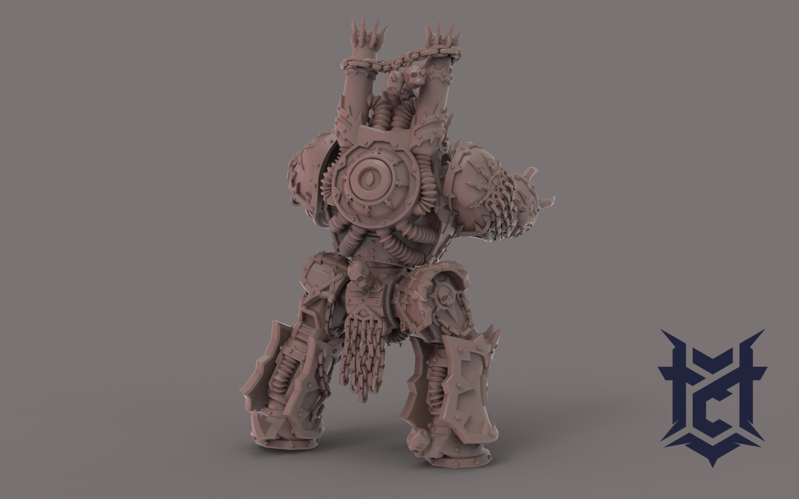 3D file Chaos war machine ⚔・3D printing model to download・Cults