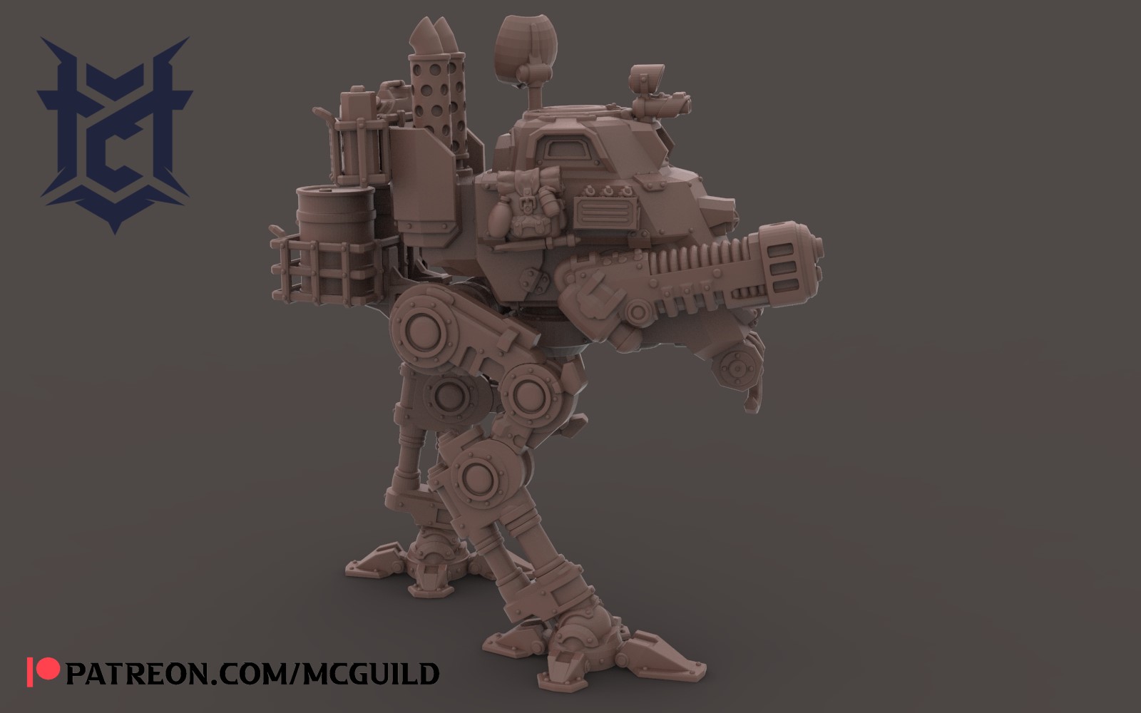 3D file Dusty Walker (builder kit)・3D printable design to download・Cults