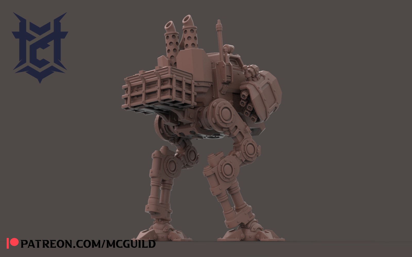 3D file Dusty Walker (builder kit)・3D printable design to download・Cults