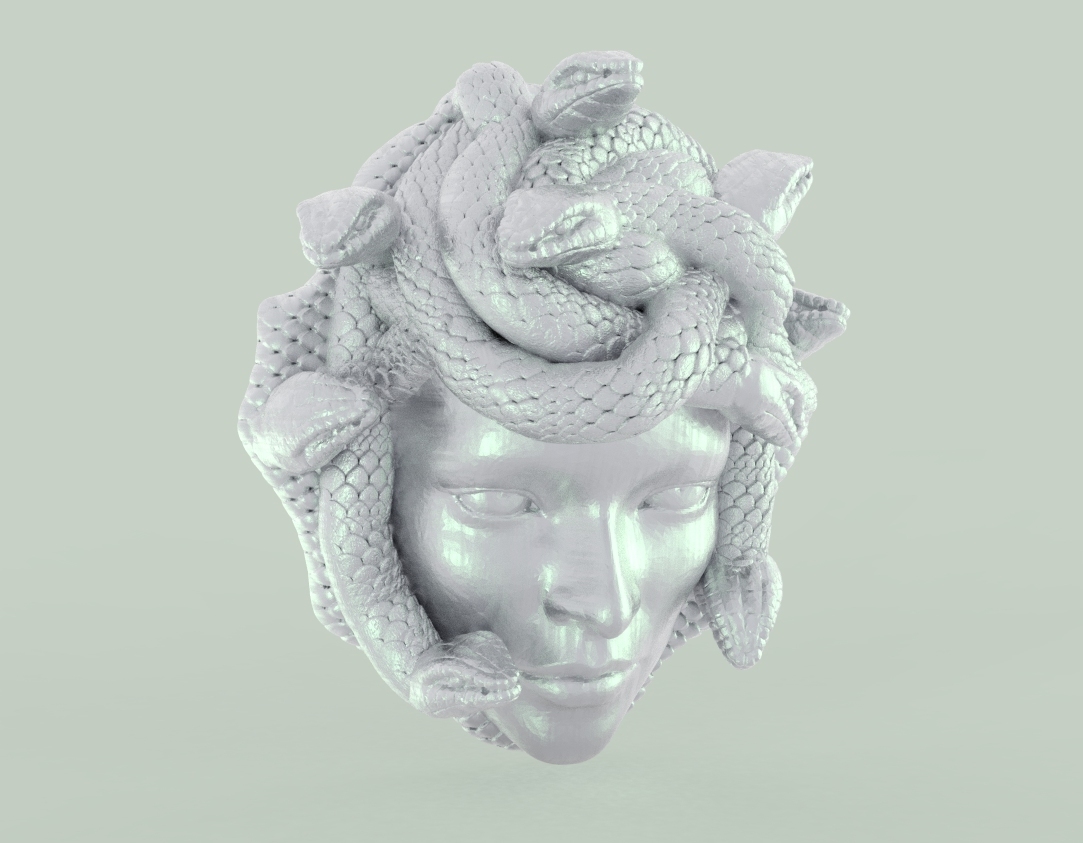 Download STL file Gorgon Medusa • 3D printer template ・ Cults
