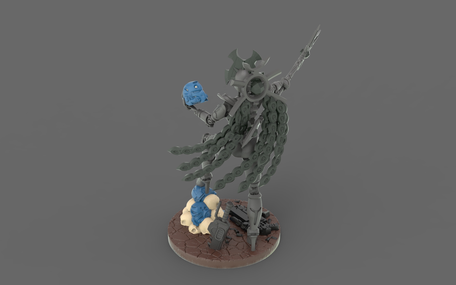 3D file Female Necro Lord ♀️・3D printable model to download・Cults
