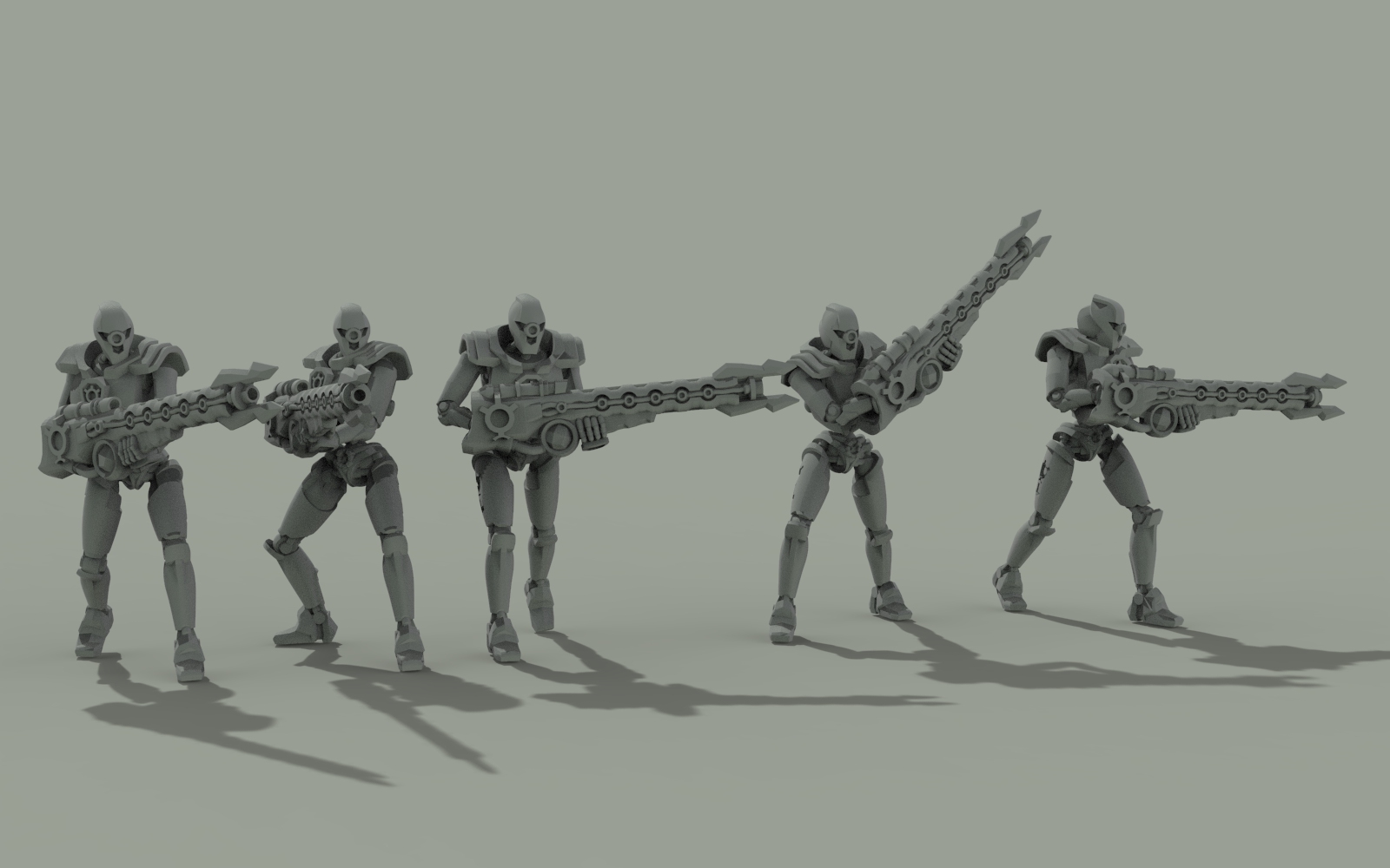 3D file "Eternals" necro warriors ⚔️・Template to download and 3D print ...