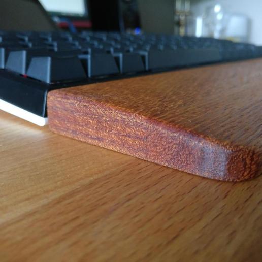 Download free STL file Keyboard Wrist Rest • 3D printing template ・ Cults