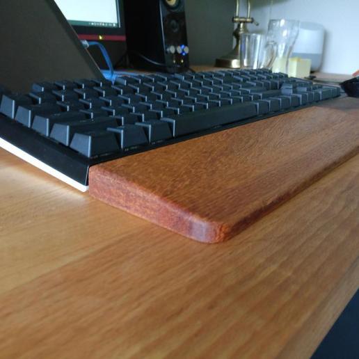 Download free STL file Keyboard Wrist Rest • 3D printing template ・ Cults