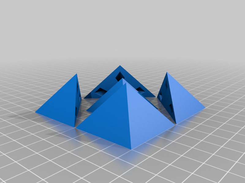 Free STL file edge pyramid・Model to download and 3D print・Cults