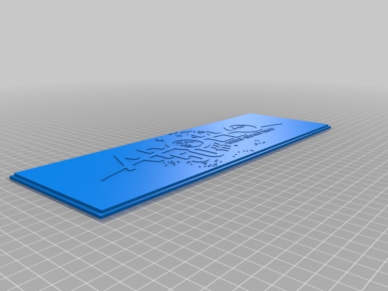 Free STL file Apollo 50th Anniversary Moon Landing Logo・3D printer ...