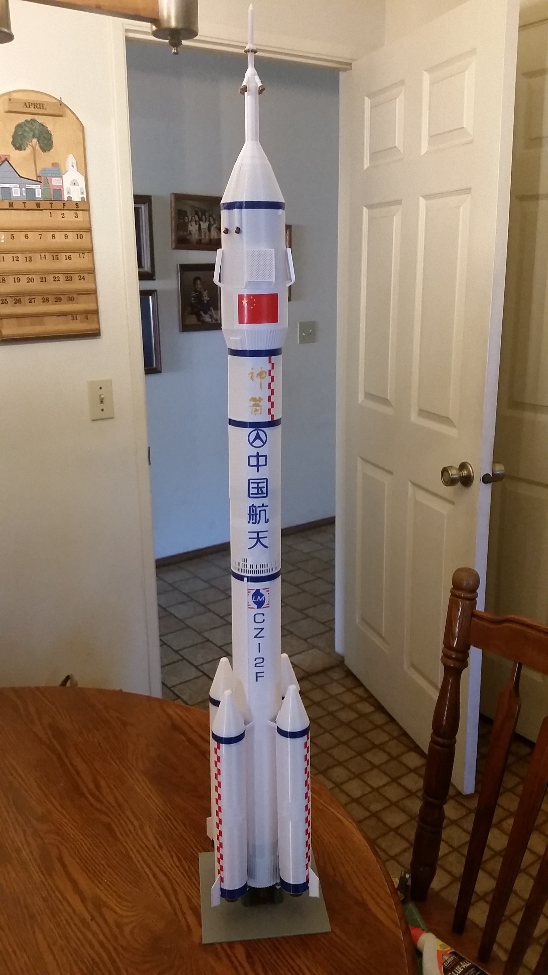 3D printer long-range rocket 2F Shenzhou 5 • made with Prusa MK3S・Cults