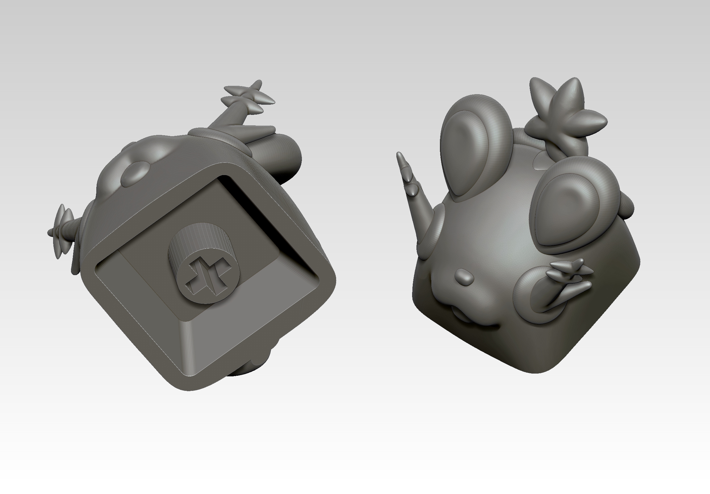 Free STL file DEDENNE POKEMON - KEYCAP 3D MECHANICAL KEYBOARD 🐉・3D ...